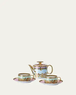 Versace Butterfly Garden Modern Tea Set For Two - Multi