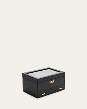 Wolf Axis 10-piece Watch Box With Drawer - Copper