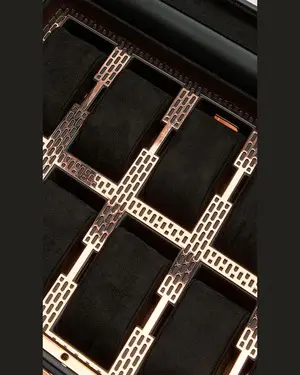 Wolf Axis 10-piece Watch Box - Copper