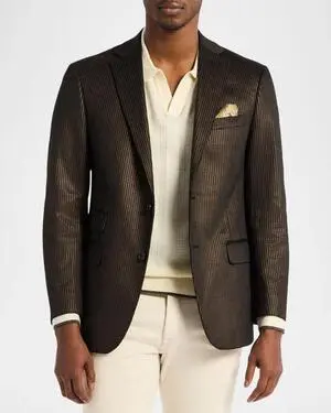 Robert Graham Colden Houndstooth Sport Coat - Brown