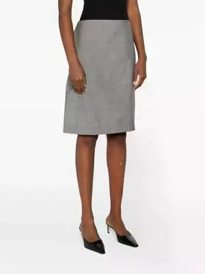 Calvin Klein Luna Midi Skirt - Grey
