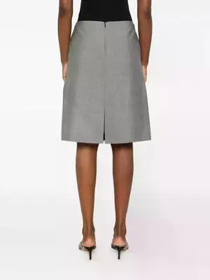 Calvin Klein Luna Midi Skirt - Grey