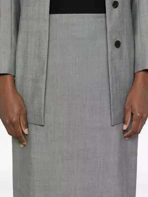 Calvin Klein Luna Midi Skirt - Grey