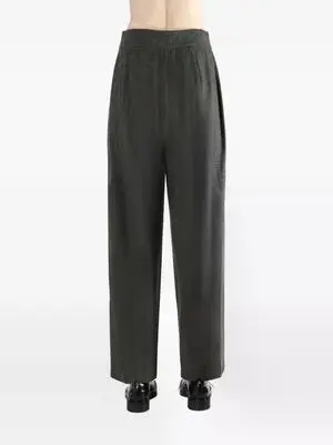 AMOMENTO High-waisted Wide Leg Trousers - Grey