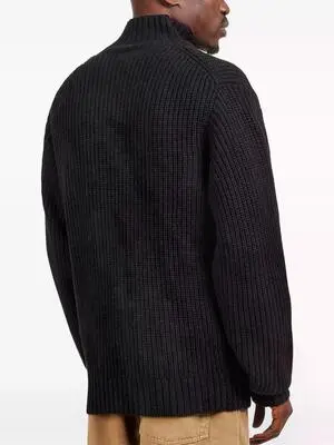 Carhartt Work In Progress Detroit Half-zip Sweater - Black