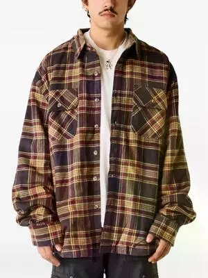 WARREN LOTAS Flannel Shirt - Grey