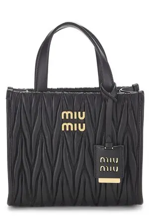 Miu Miu Nappa Convertible Tote
