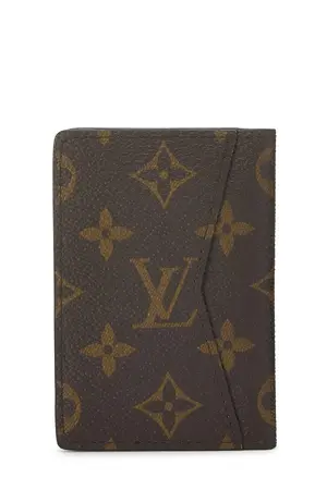 LOUIS VUITTON Monogram Canvas Pocket Organizer - Brown