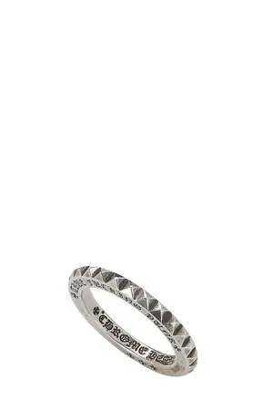 Chrome Hearts 925 Sterling Studded Ring - Silver