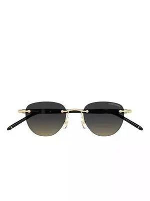 Montblanc Navigator-frame Sunglasses - Black