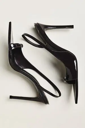 BLACK SUEDE STUDIO Heidi Slingback Heels