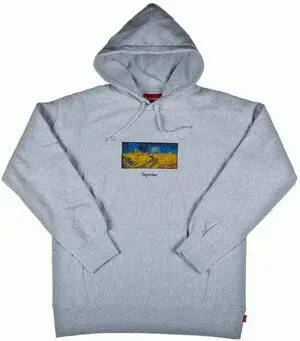 Supreme Field Hooded Sweatshirt - Ash Grey