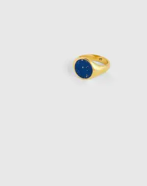 Madewell Semiprecious Stone Signet Ring - Lapis
