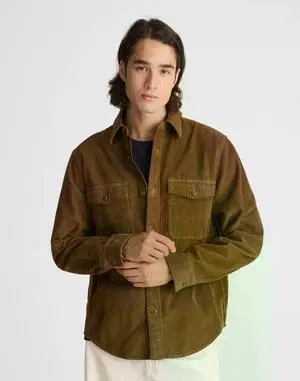 Madewell Corduroy Work Shirt - Woodland Brown