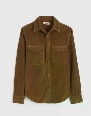 Madewell Corduroy Work Shirt - Woodland Brown
