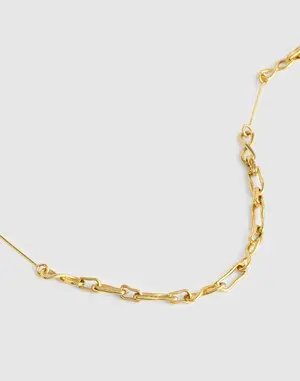 Madewell Mixed Chain Necklace - Antique Gold