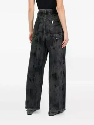 Liu Jo Coated Flared Jeans