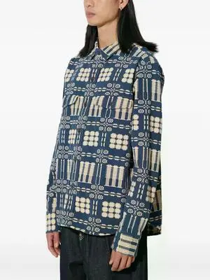 CORRIDOR Patterned Pocket Overshirt