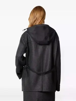 TOD'S Single-breasted Hooded Coat