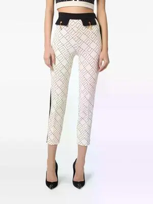 Elisabetta Franchi Logo-print Trousers