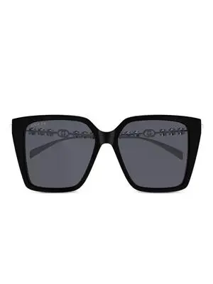 Gucci Crystal-embellished Sunglasses - Black