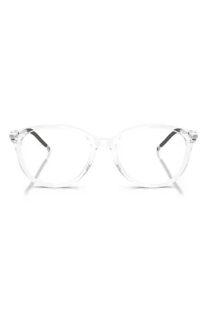 DIESEL® 54mm Oval Optical Glasses - Cristal Shiny/demo