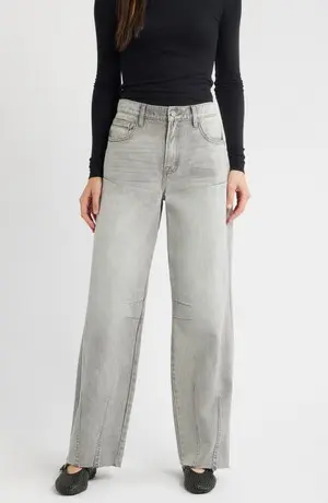 HIDDEN JEANS Low Slung Dart Wide Leg Jeans