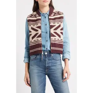Pendleton Shetland Wool Zip Vest