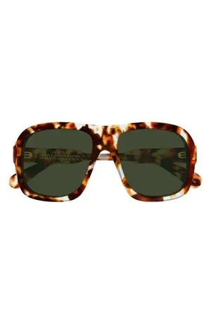 Chloé 58mm Square Sunglasses - Rust Havana