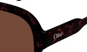 Chloé 58mm Pilot Sunglasses
