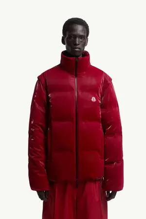 MONCLER X A$AP ROCKY Throttle Reversible 2-in-1 Down Jacket - Red