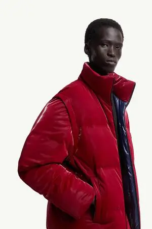 MONCLER X A$AP ROCKY Throttle Reversible 2-in-1 Down Jacket - Red
