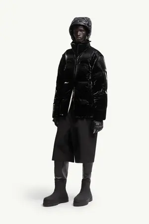 MONCLER X A$AP ROCKY Logo Print Shorts - Black