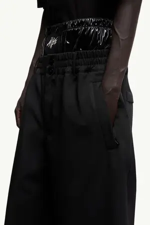 MONCLER X A$AP ROCKY Logo Print Shorts - Black