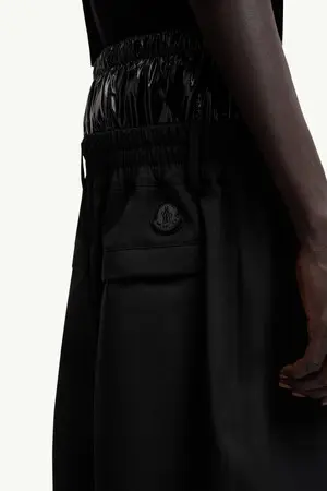 MONCLER X A$AP ROCKY Logo Print Shorts - Black