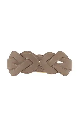 Altuzarra Loopy Leather Belt - Taupe