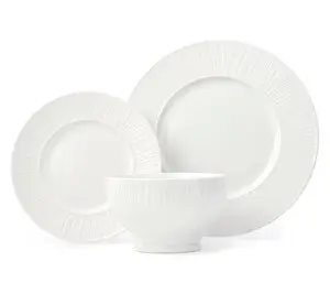 GODINGER Starburst Porcelain 12 Piece Set, Service For 4 - One-color