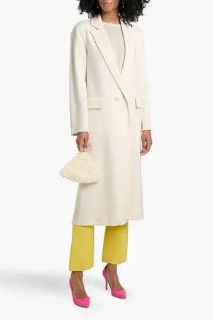 Oscar De La Renta Double-breasted Wool-blend Coat