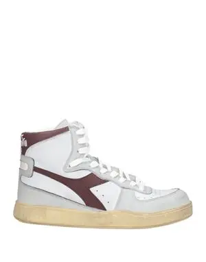 DIADORA High-top Leather Sneakers - Grey