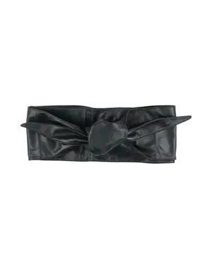 TOD'S Leather Corset Belt - Black