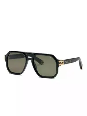 Philipp Plein Square-frame Double-bridge Sunglasses