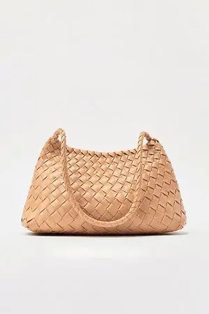 Anthropologie Calla Woven Shoulder Bag - Neutral