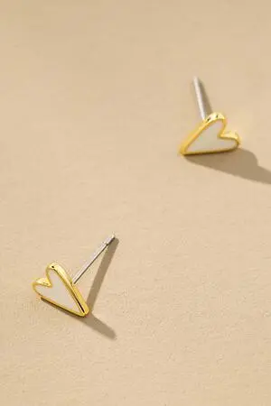 UNCOMMON JAMES Heart Stud Earrings