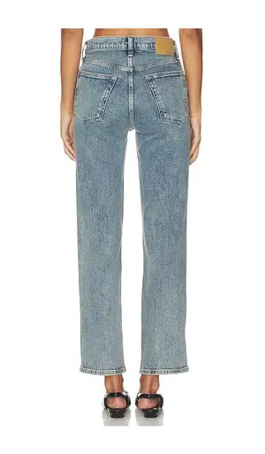 Rag & Bone Harlow Mid-rise Ankle Straight Jeans