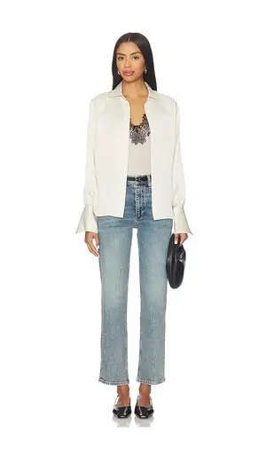 Rag & Bone Venus Popover Blouse - Ivory