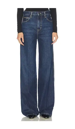 FRAME The Cuffed Wide Jeans - Spencer