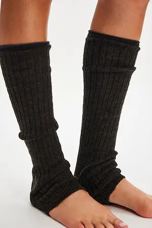 Ribbed Knit Socks Hosiery For Women
