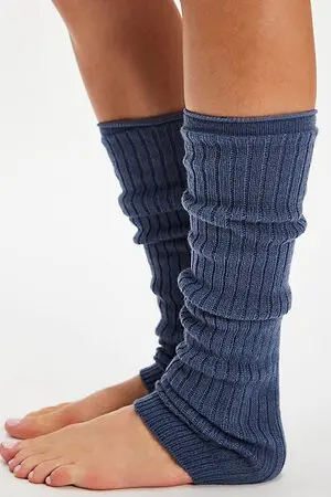 Ribbed Knit Socks Hosiery For Women