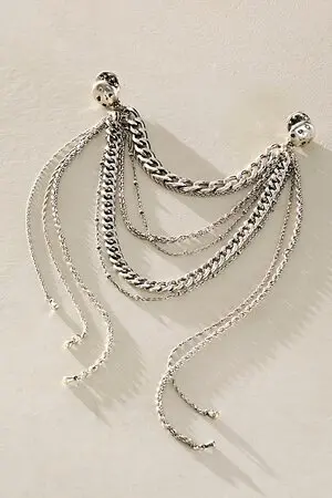 Free People Chain Brooch - Silver