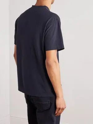 Stone Island Ghost Garment-dyed Organic Cotton-jersey T-shirt - Blue
